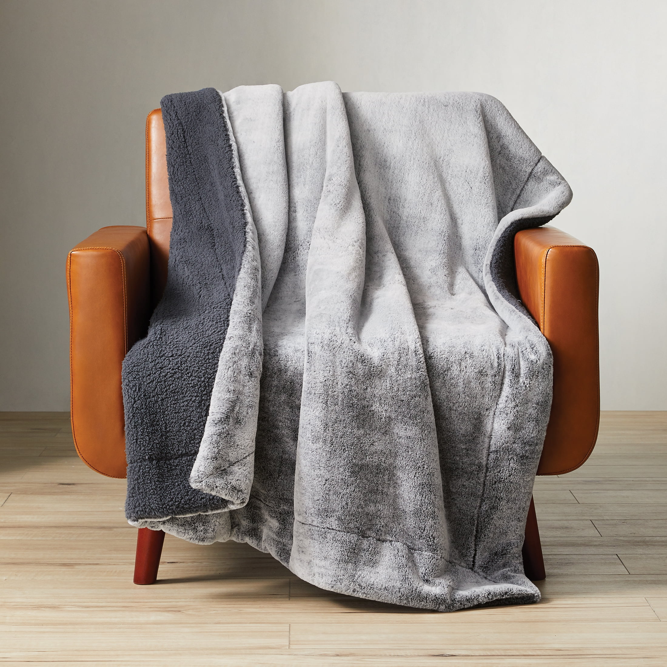 Better Homes & Gardens Classic Gray Grey Animal 100% Polyester Throw 60 ...