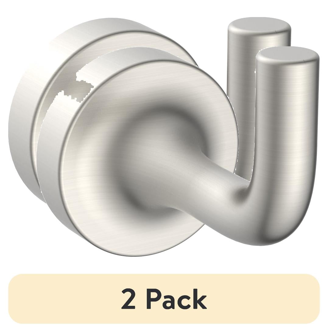 (2 pack) Better Homes & Gardens Clean Modern Style Wall Mount Robe Hook ...