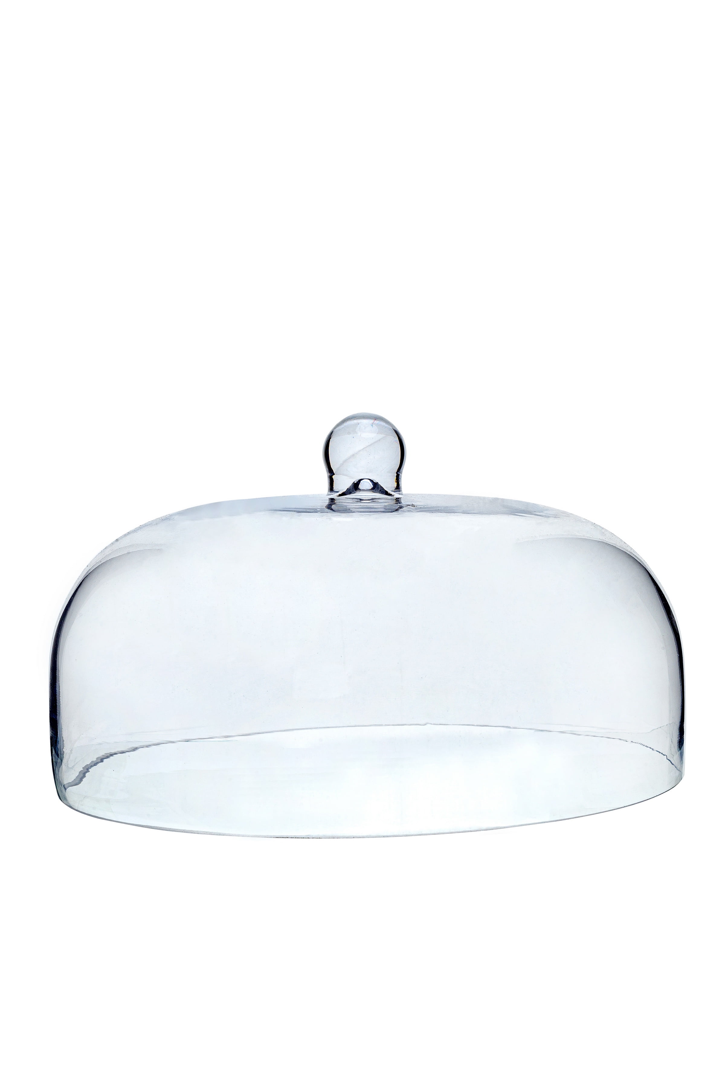 Better Homes & Gardens Clear Round Glass Dome with Knob - Walmart.com