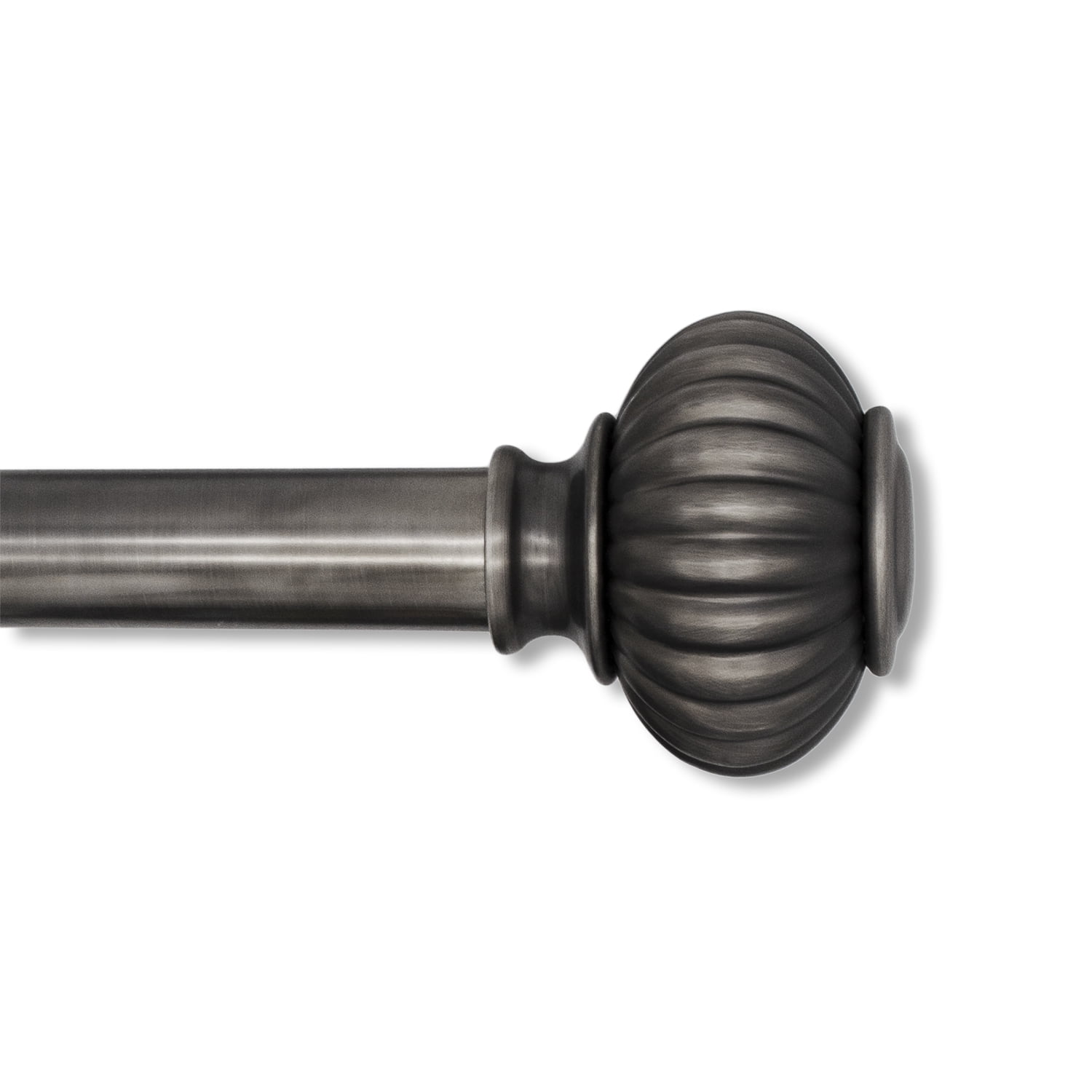 Better Homes & Gardens Contemporary 1" Pewter Ribbed Knob Adjustable ...