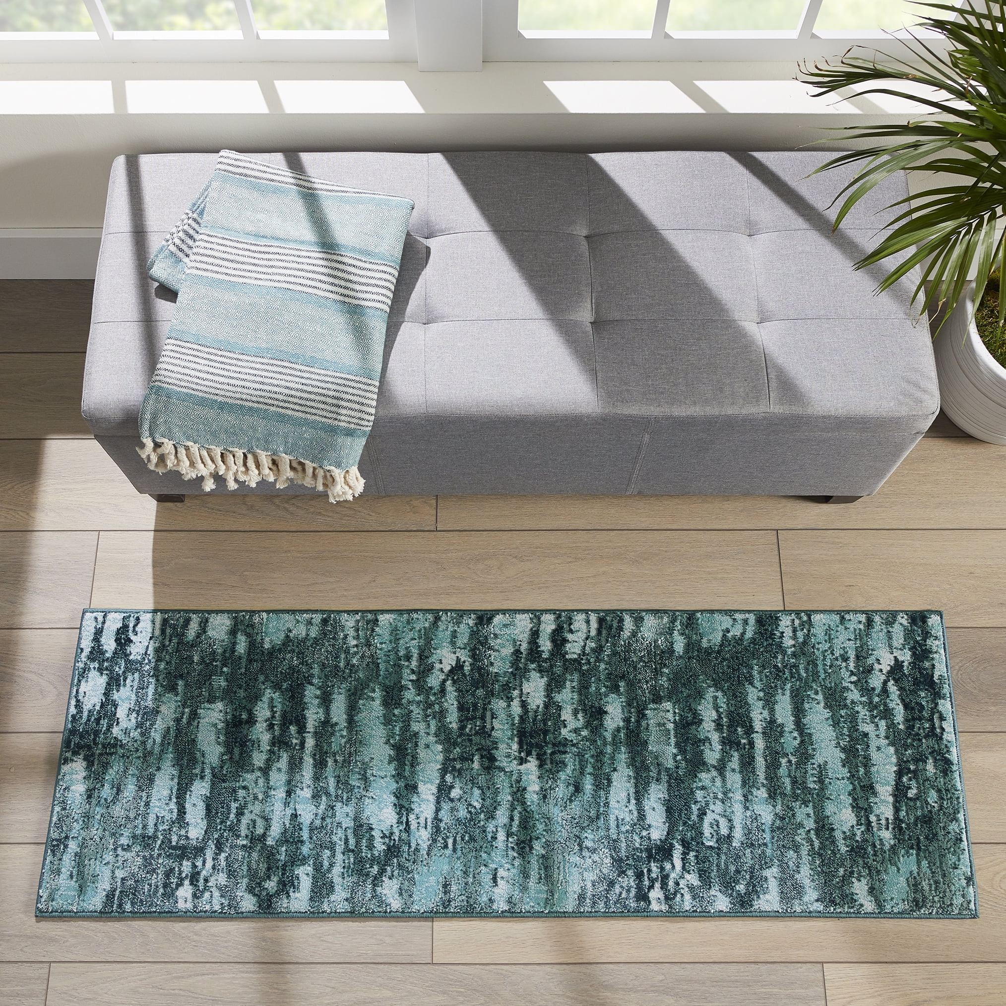 Better Homes & Gardens Contemporary Abstract Runner Rug, 2' 3