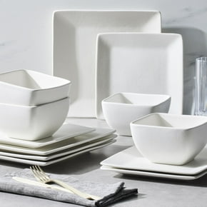 White Square Dinnerware