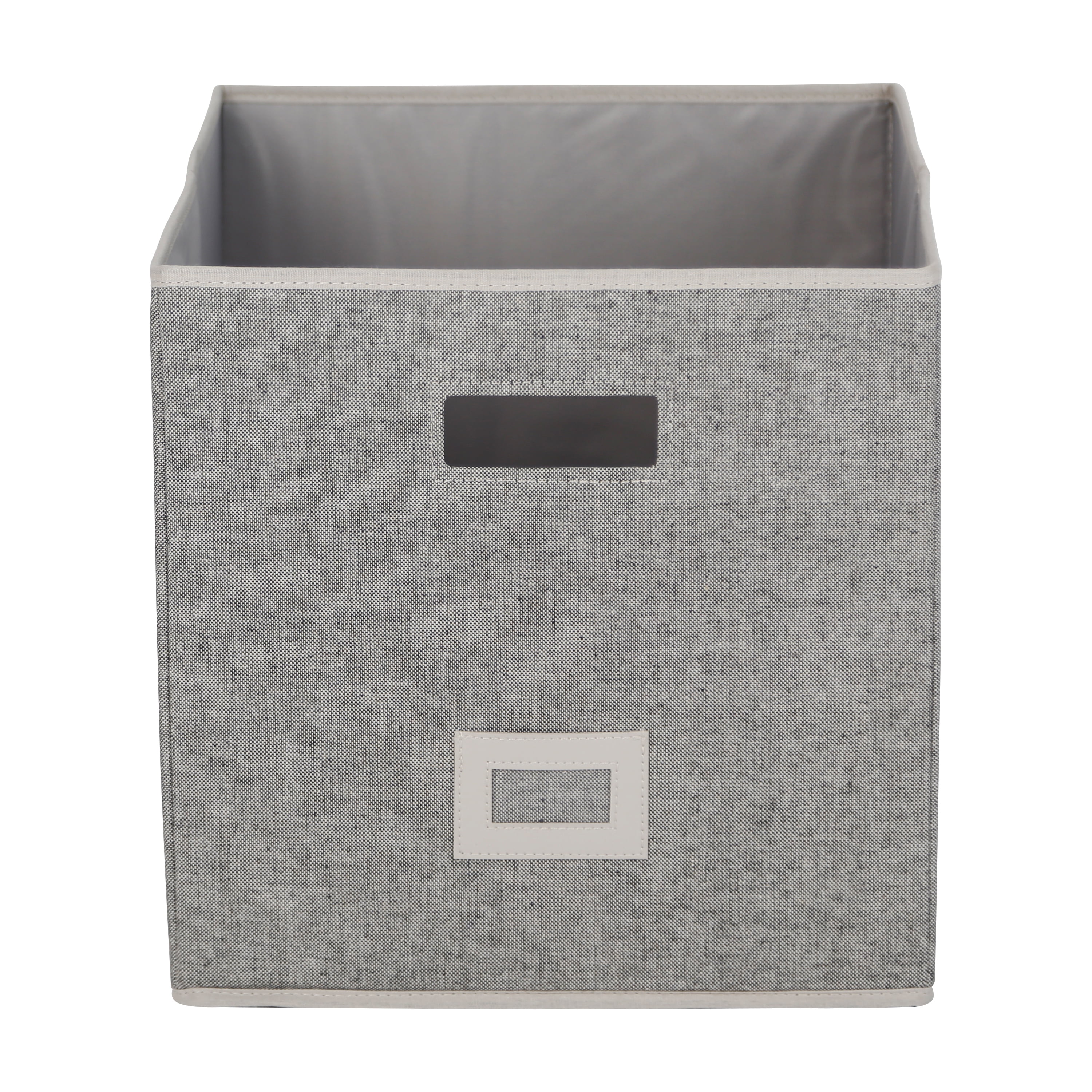 Better Homes & Gardens Cube Polyester & Cotton Adult Storage Bin, 12 ...