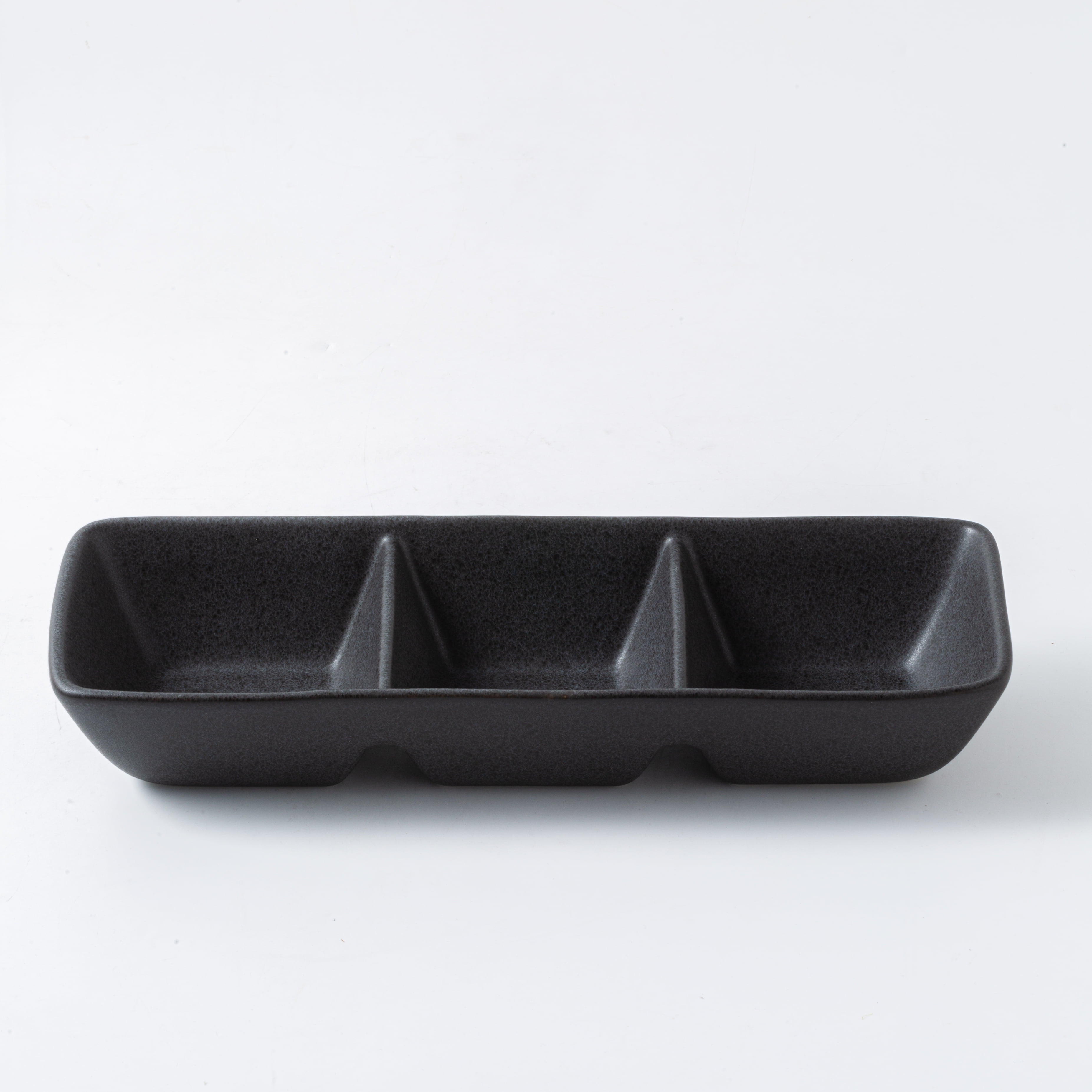 Better Homes & Gardens Dark Gray Square-Shaped Stoneware Condiment Dip ...