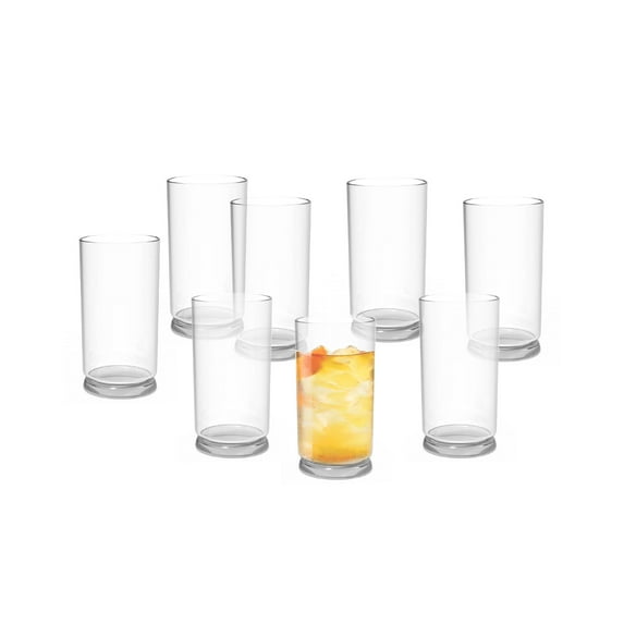 Better Homes & Gardens Emerson Clear Glass Tumbler 16ounces 8 Pack ...