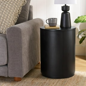 Better Homes & Gardens Lillian Fluted End Table, Black - Walmart.com