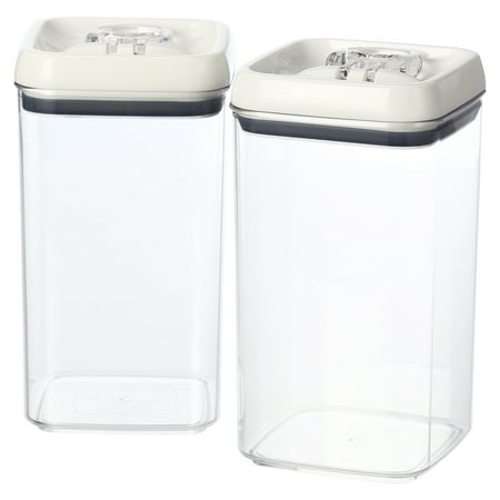Set of 2 Flip-Tite® Square Food Storage Containers - Cheetah Dealz