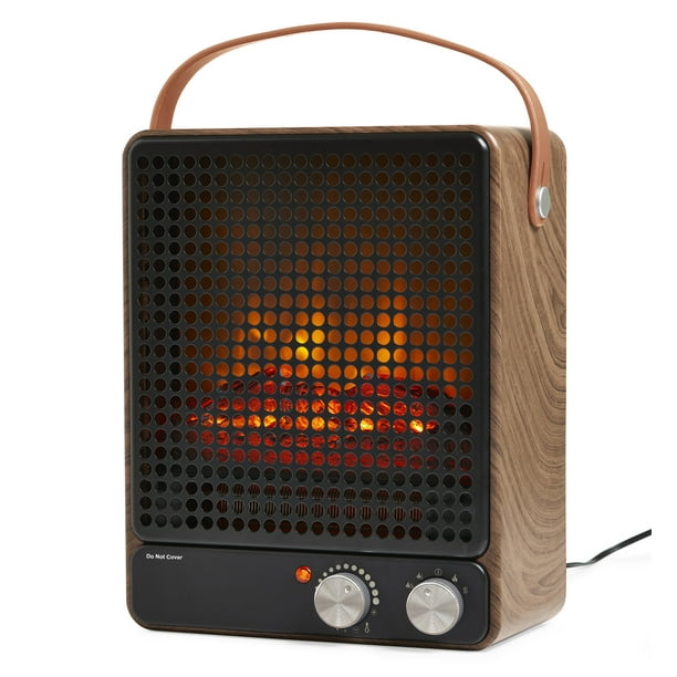 Better Homes & Gardens Freestanding Fan Forced 1500W Portable Fireplace ...