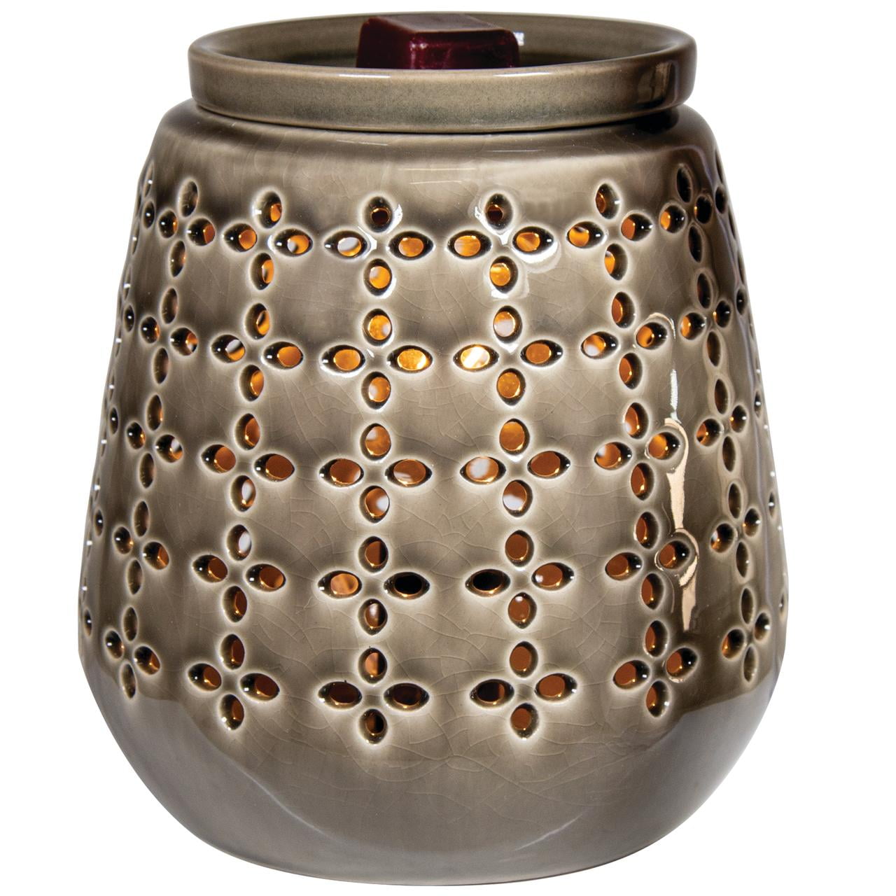 Better Homes & Gardens Full Size Wax Warmer, Pierced Ceramic - Walmart.com