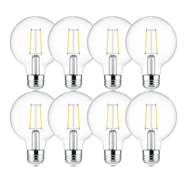 Better Homes & Gardens G25 LED Bulb, 3-Watt (40W Equivalent) Dimmable ...