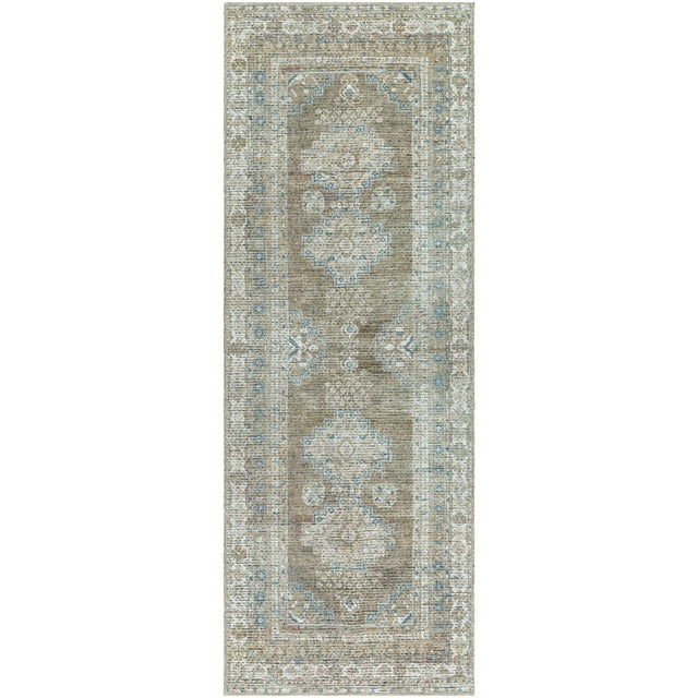 Better Homes & Gardens Geo Medallion Runner Washable Non-Skid Area Rug ...