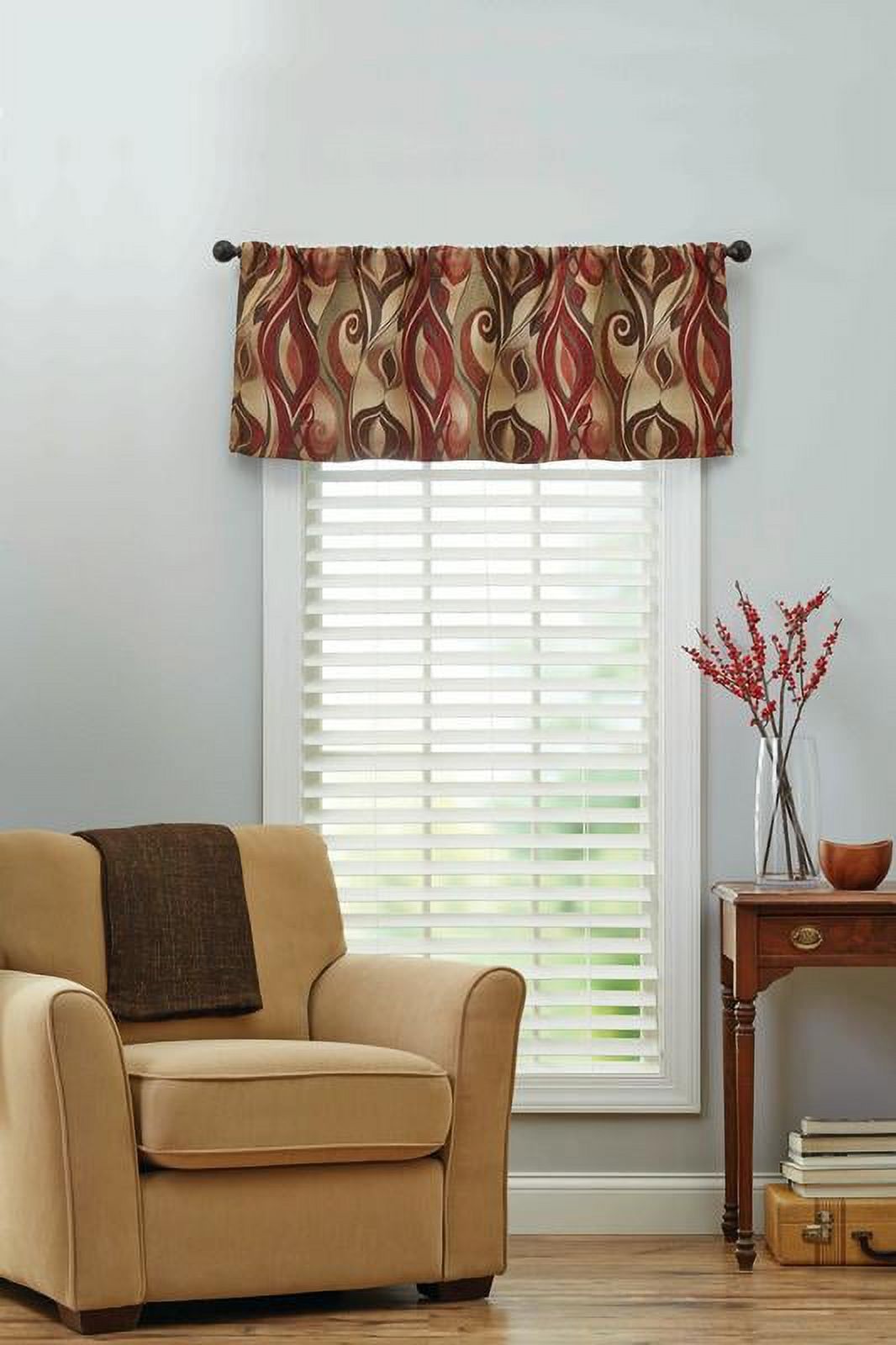 Better Homes & Gardens Georgia Curtain Valance - Walmart Business Supplies