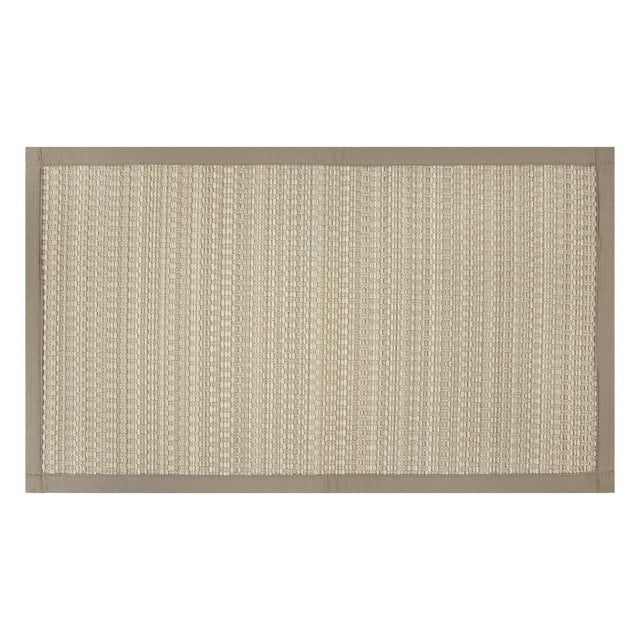 Better Homes & Gardens Gray Woven Polypropylene 20" x 34" Indoor ...