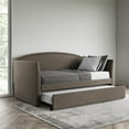 Better Homes & Gardens Grayson Daybed & Trundle, Twin Size, Gray Linen ...
