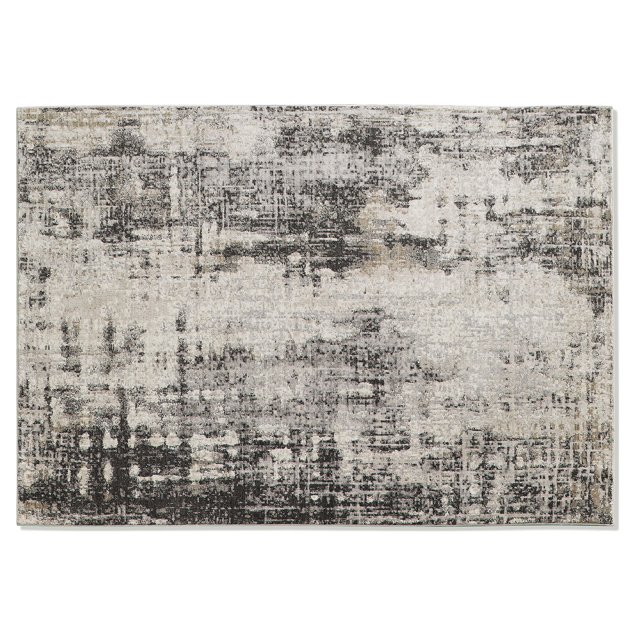 Free Shipping! Better Homes & Gardens Grey Abstract Indoor Area Rug, 8 ...