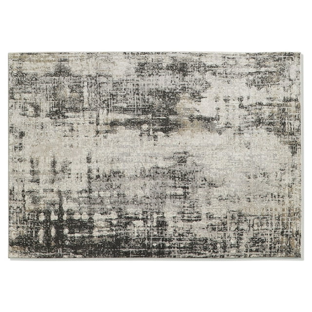 Better Homes & Gardens Grey Abstract Indoor Area Rug, 8' x 10 ...
