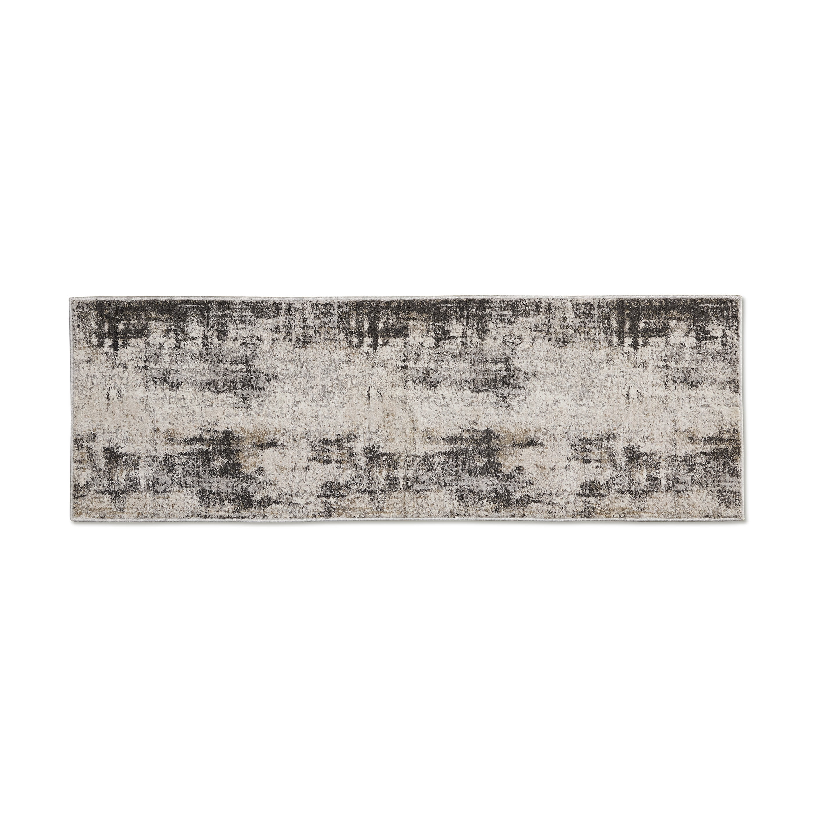 Better Homes & Gardens Grey Abstract Runner Rug, 20" x 60" - Walmart.com
