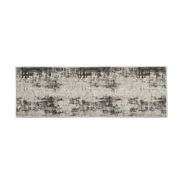 Better Homes & Gardens Grey Abstract Runner Rug, 20" x 60" - Walmart.com