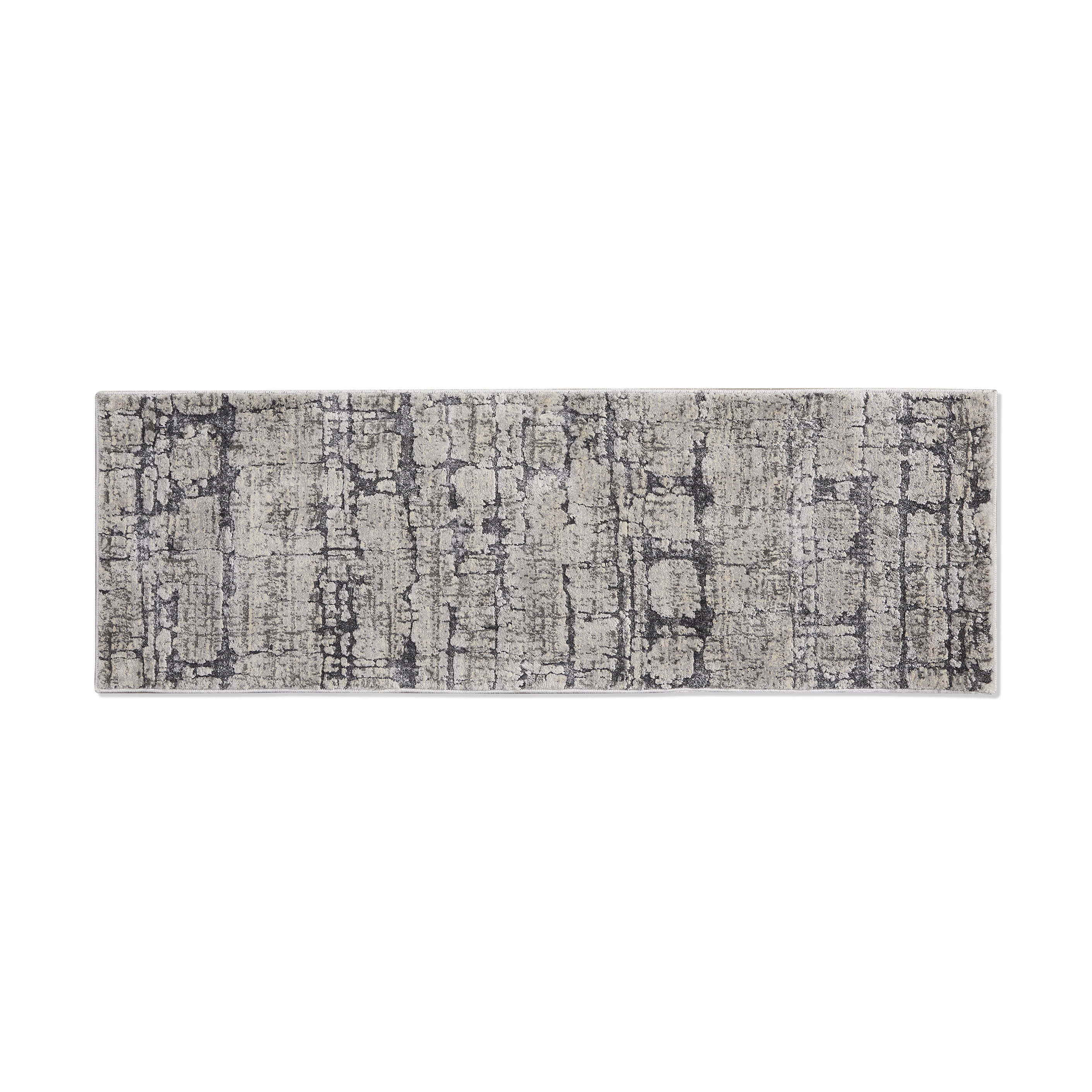 Better Homes & Gardens Grey Crosshatch Indoor Runner, 20" x 60 ...