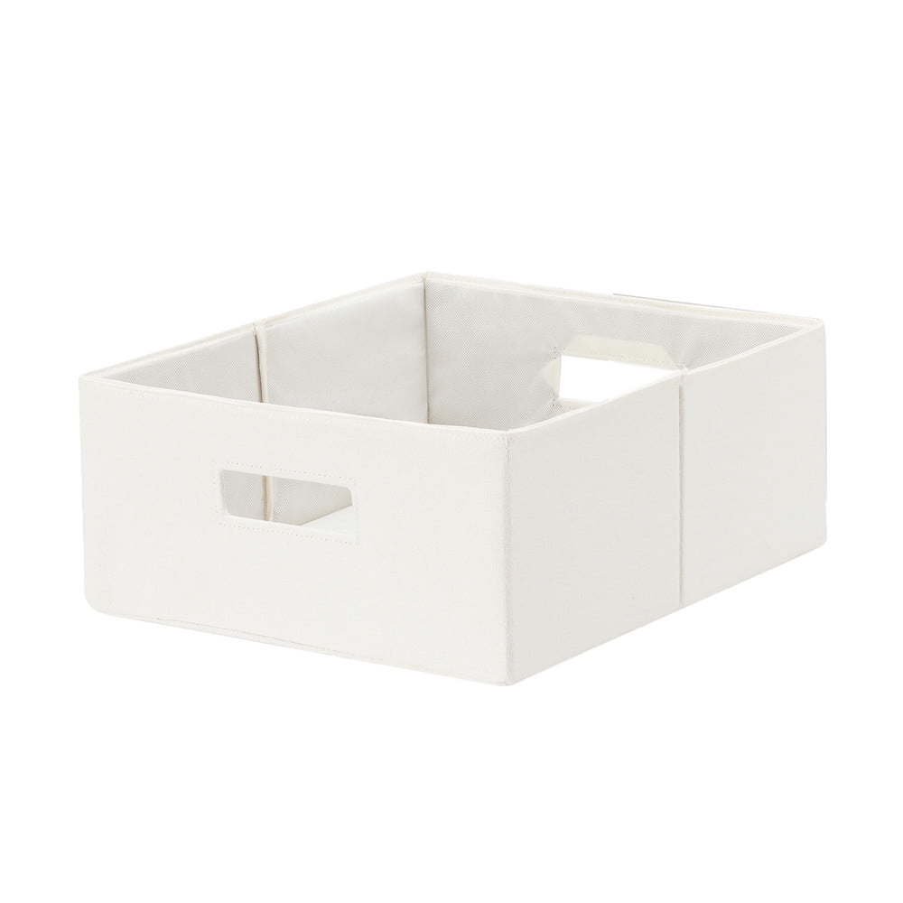 Better Homes & Gardens Half-Size Collapsible Fabric Storage Bin Vanilla ...