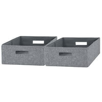 2pk Better Homes & Gardens Half-Size Fabric Cube Storage Bin