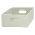 Better Homes & Gardens Half-Size Fabric Storage Bin, Ivory - Walmart.com