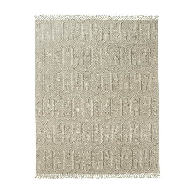 Homes & Gardens Hand Knotted Geo 8 x 10 Rug - Natural Element - Walmart.com