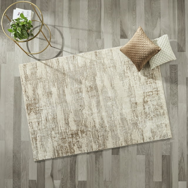 Better Homes & Gardens High Low Ivory Abstract Area Rug, 30" x 46 ...