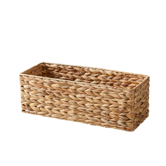 Better Homes & Gardens Brown Hyacinth Organizer Basket - Walmart.com
