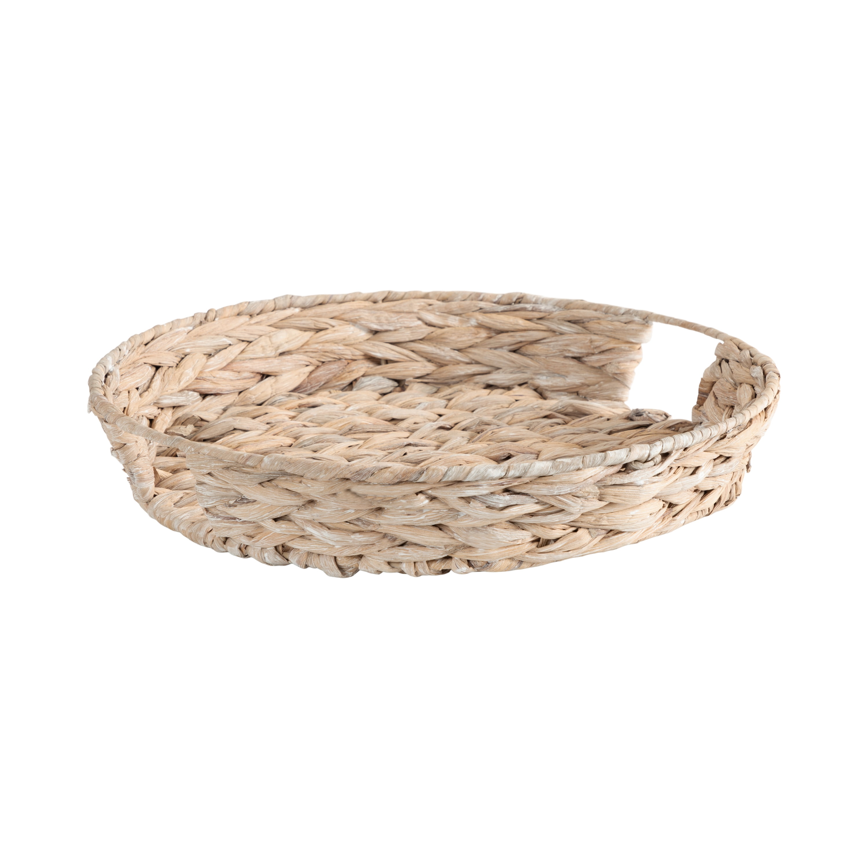 Better Homes and Gardens Hyacinth Tray - Whitewash - 16 Diameter ...