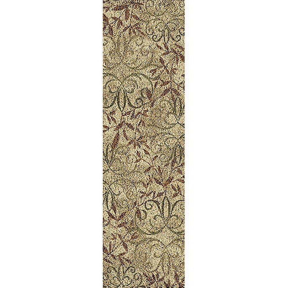 Better Homes & Gardens Iron Fleur Area Rug, Beige, 1'11" x 7'5 ...