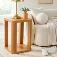 Better Homes & Gardens Ezra Round End Table, Walnut Finish - Walmart ...