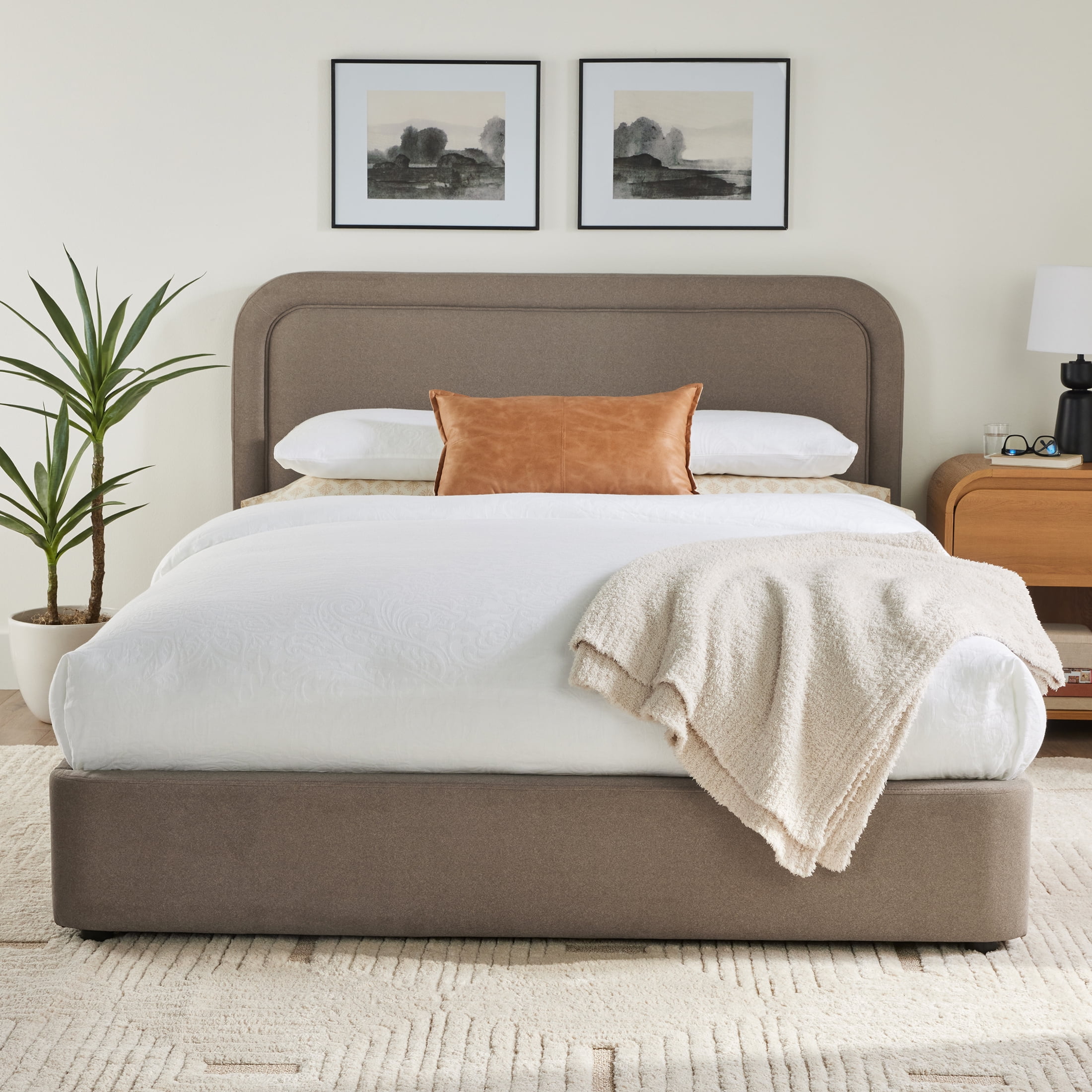 Better Homes & Gardens Juliet King Platform Bed, Sand - Walmart.com