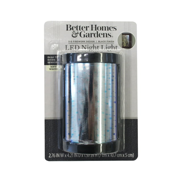 Better Homes & Gardens LED 3D Firework Night Light 1Pack, 4.18in Tall ...