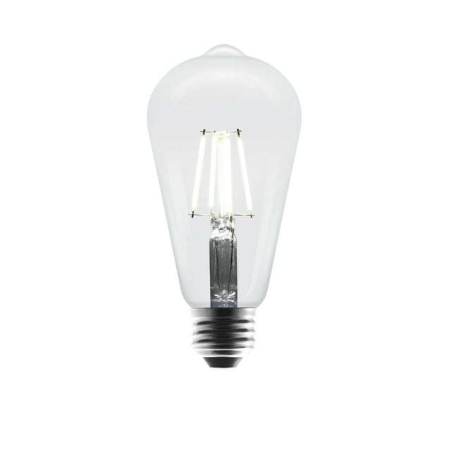 Better Homes & Gardens LED Vintage Light Bulb, ST19 60W Daylight ...