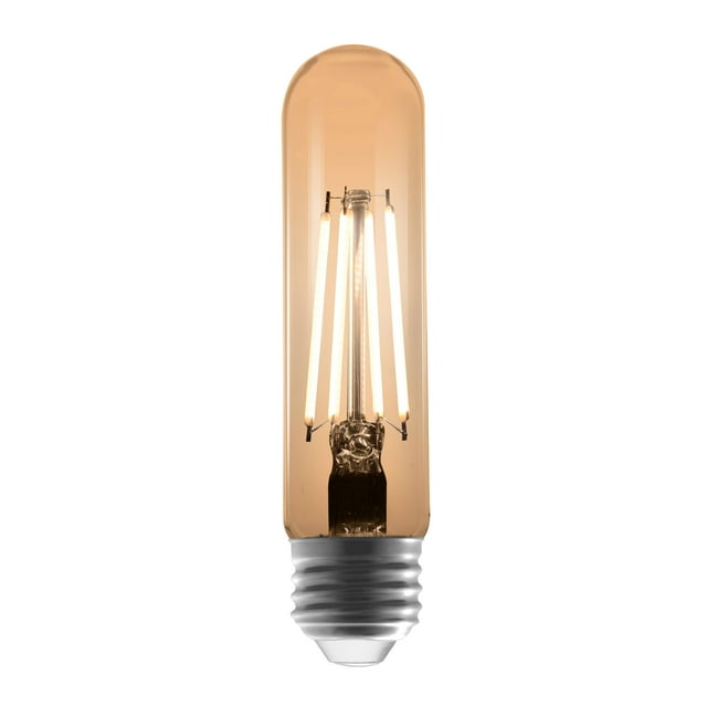 Better Homes & Gardens LED Vintage Light Bulb, T10, 40 Watts, Amber ...