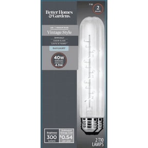 Better Homes & Gardens Vintage LED Light Bulb 40W Equivalent Soft White ...
