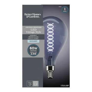 Better Homes & Gardens ST19 Vintage LED Light Bulb, 40 Watts Equivalent ...