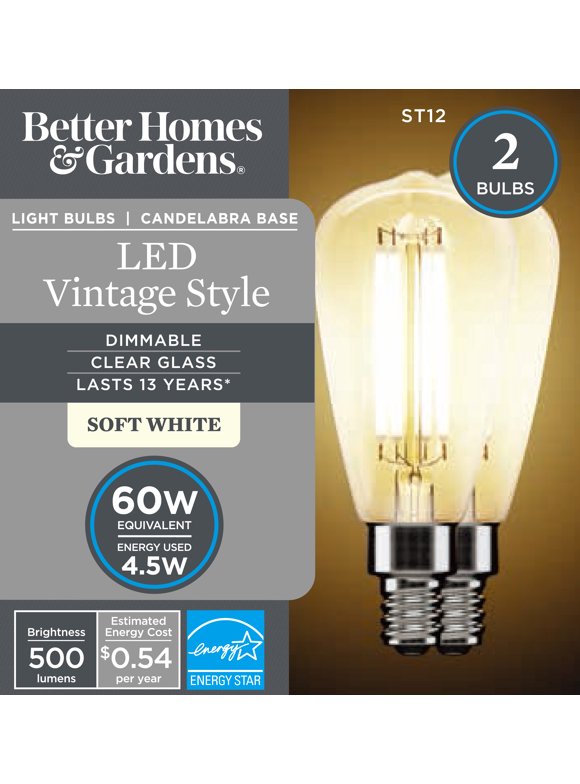 LED Vintage Light Bulbs in LED Light Bulbs - Walmart.com