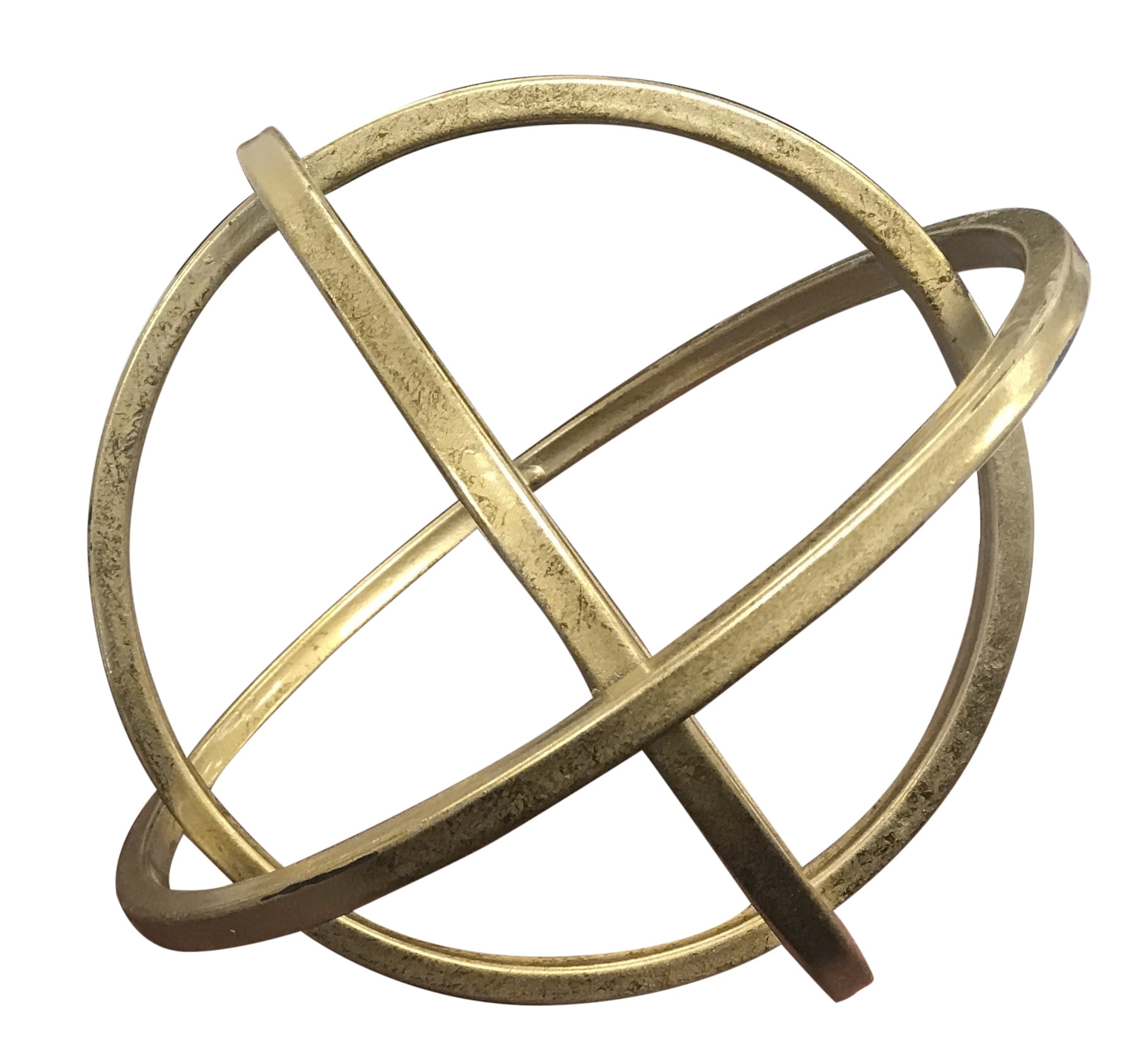 Better Homes & Gardens Large Decorative Gold Orb, 9" - Walmart.com