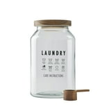 Better Homes & Gardens Large Glass Laundry Detergent Container with ...