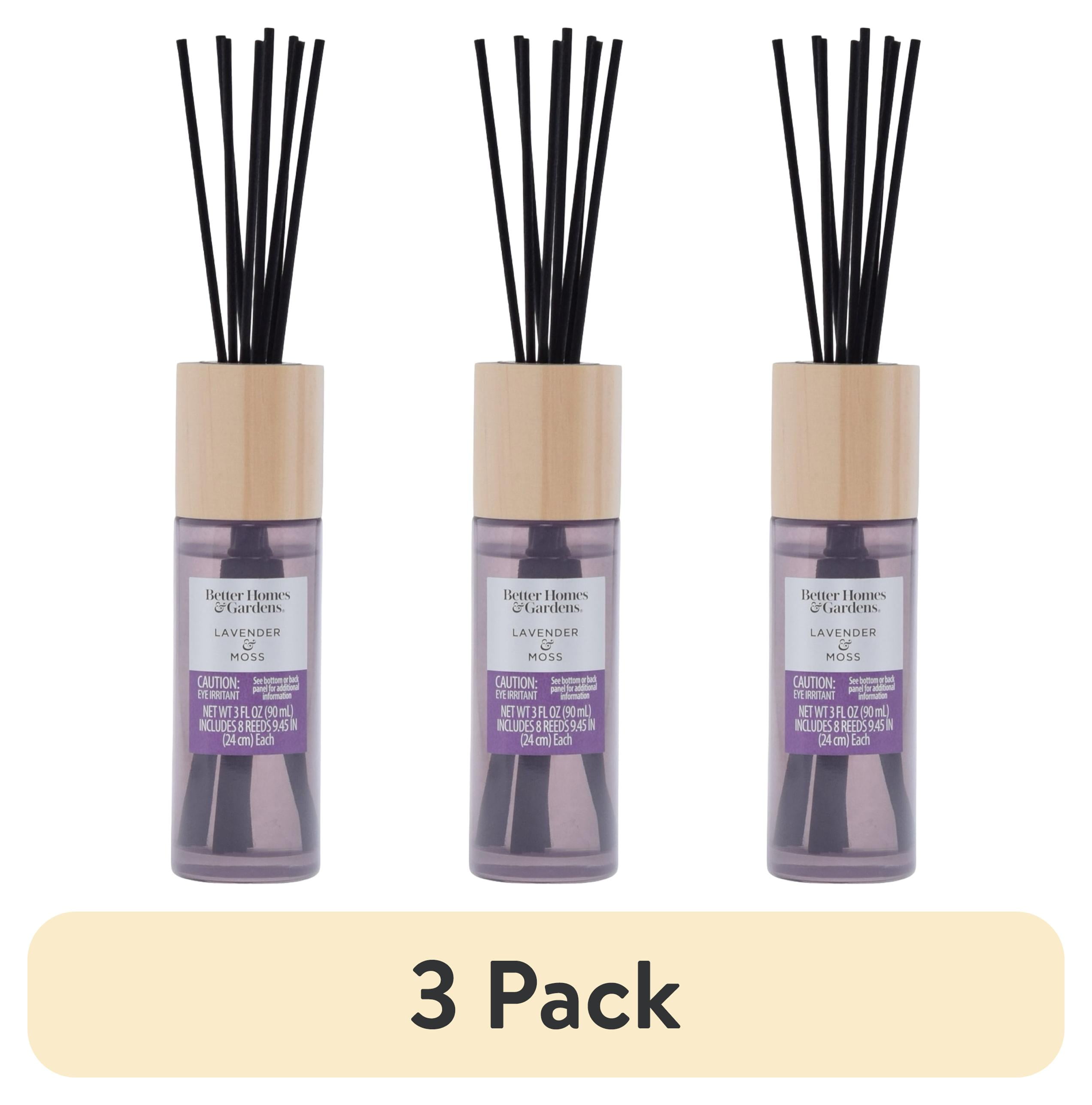 (3 pack) Better Homes & Gardens Lavender & Moss Reed Scented Reed ...