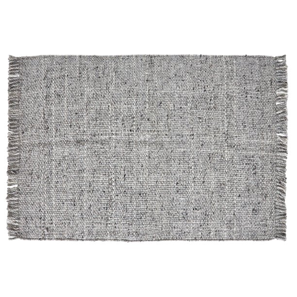 Better Homes & Gardens Light Grey Handwoven Plaid Wool Scatter Accent ...