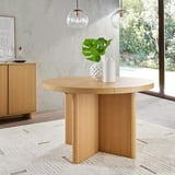 Better Homes & Gardens Lillian Fluted Round Expandable Dining Table for ...