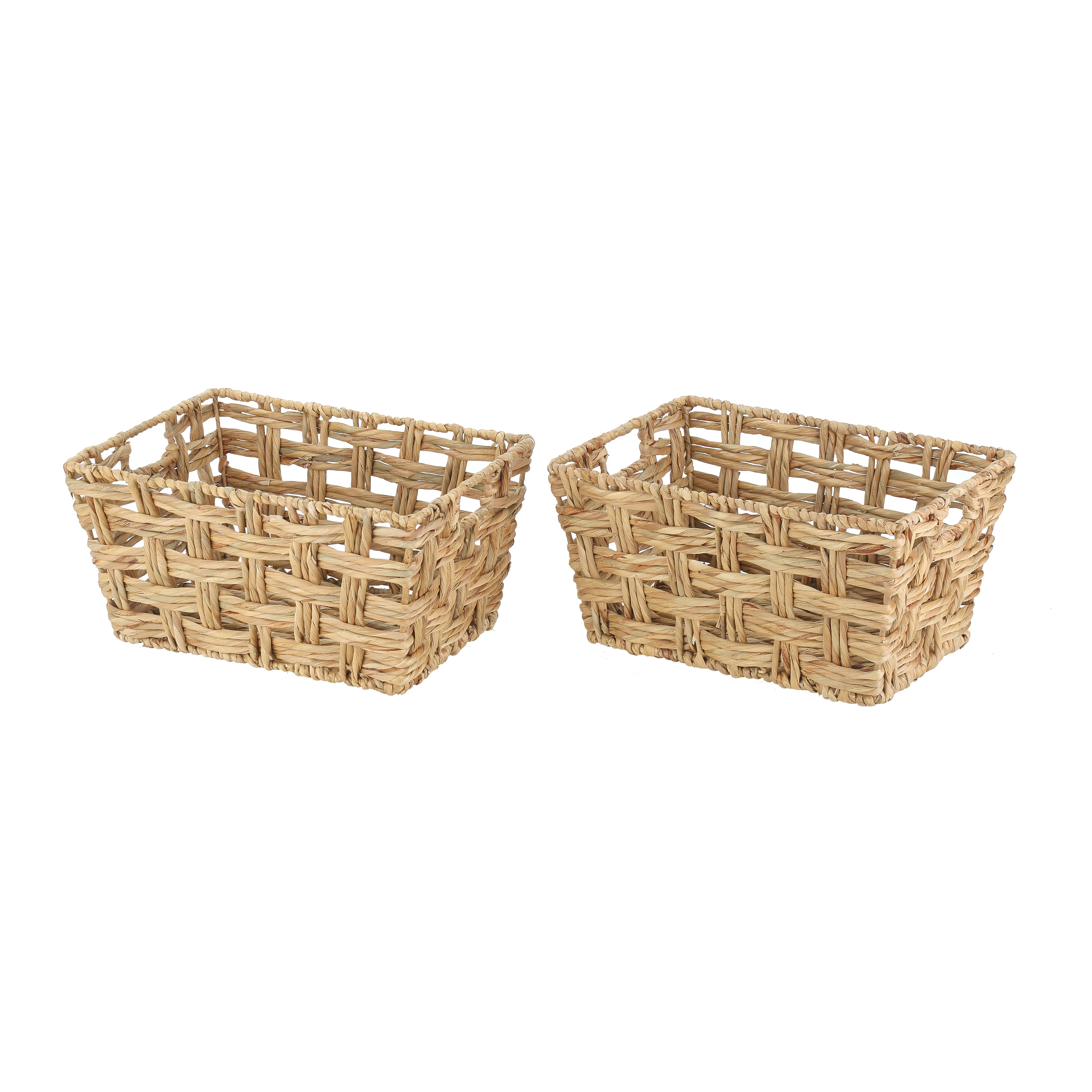 Better Homes & Gardens Medium Hyacinth Twist Storage Basket with ...