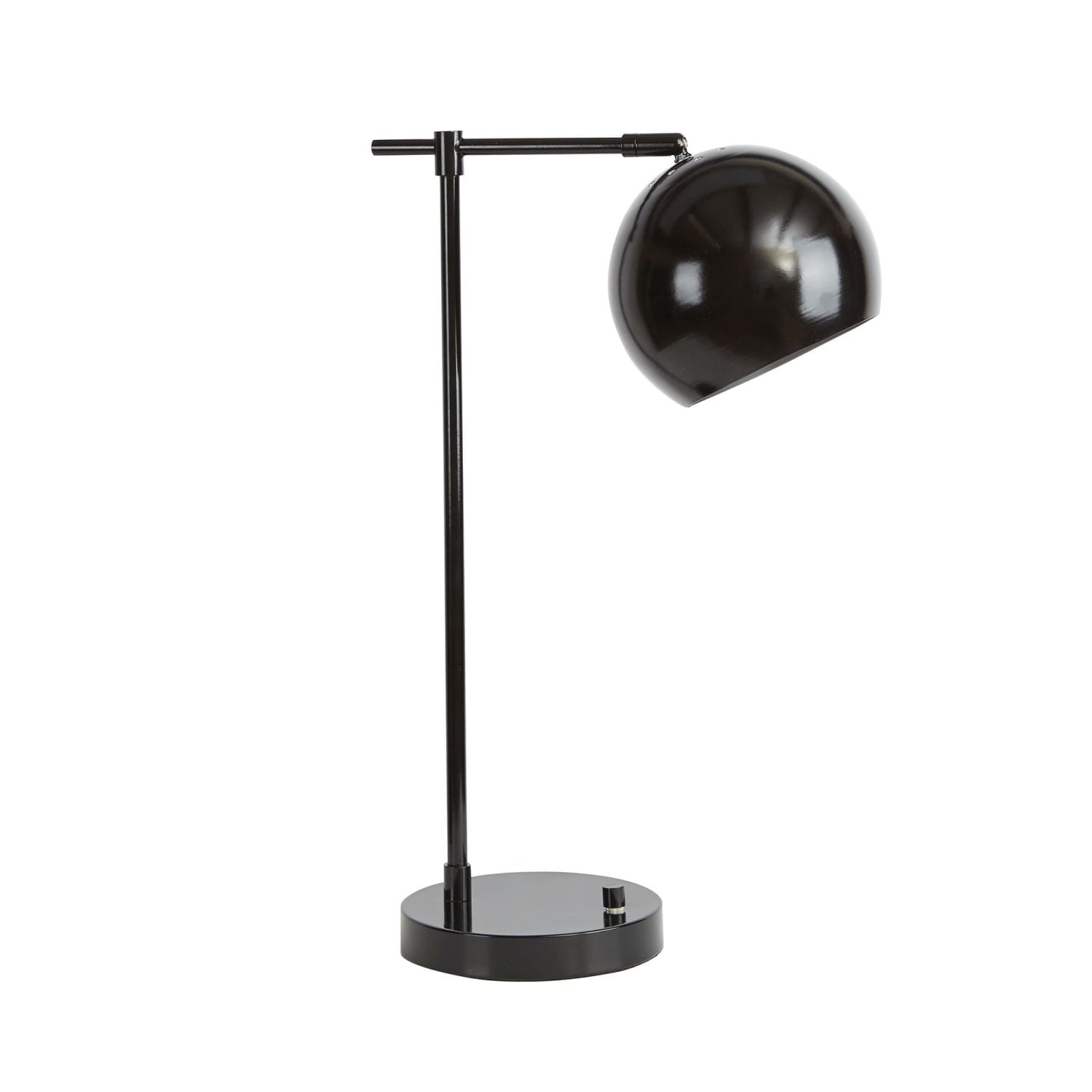 Better Homes & Gardens 21” Black Satin Orb Tilting Desk Lamp - Walmart.com