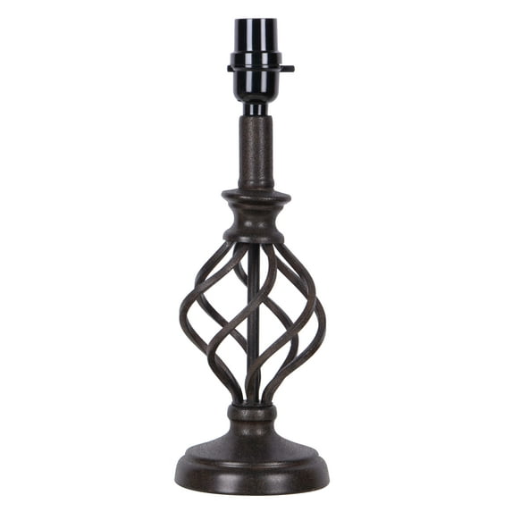 Better Homes & Gardens Decorative Metal Cage Lamp Base with Bulb, Light ...