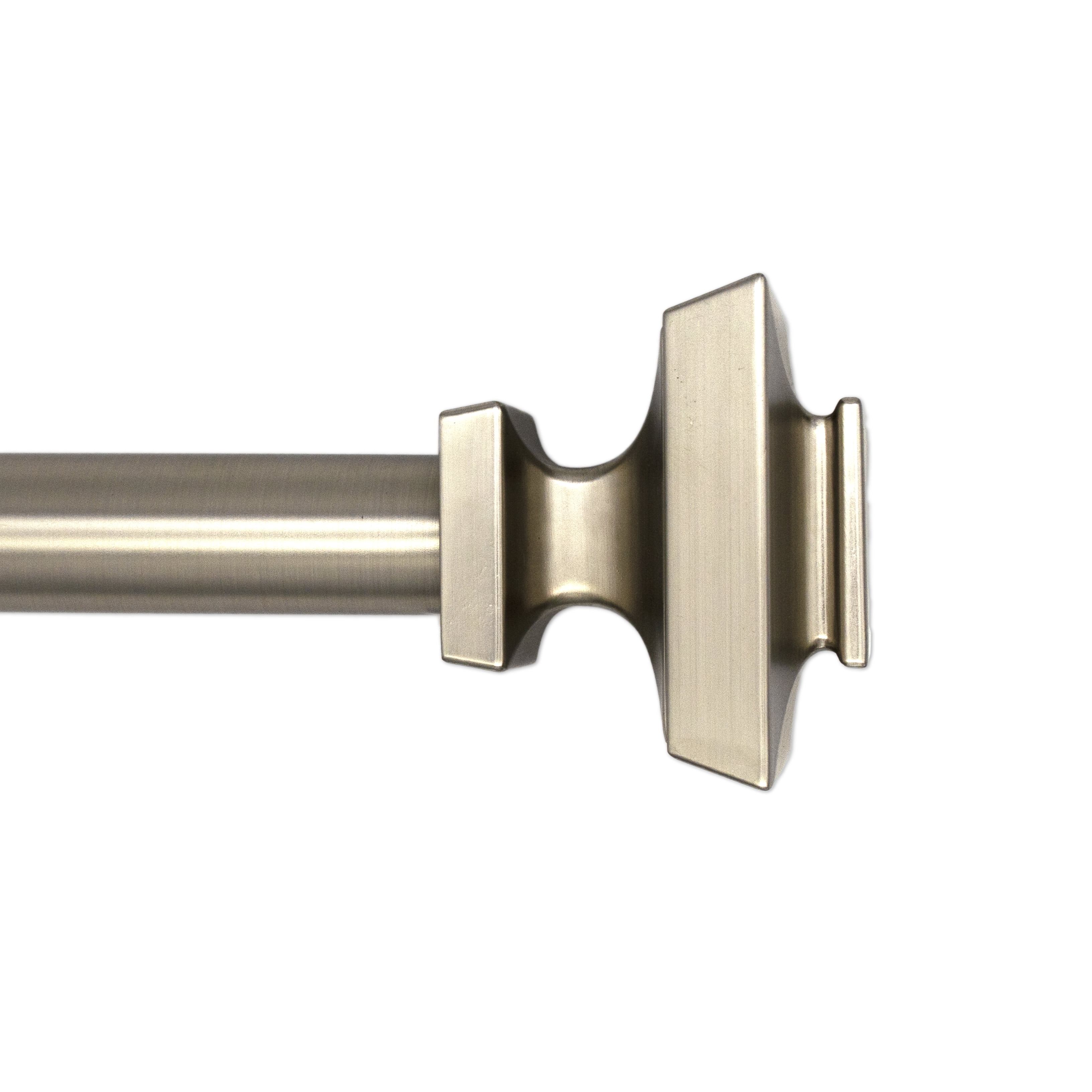 Better Homes & Gardens, Mix & Match, 1" Nickel Plated Square Curtain ...