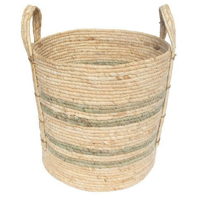 Better Homes & Gardens Natural Maize Stripe Basket - Large Size ...