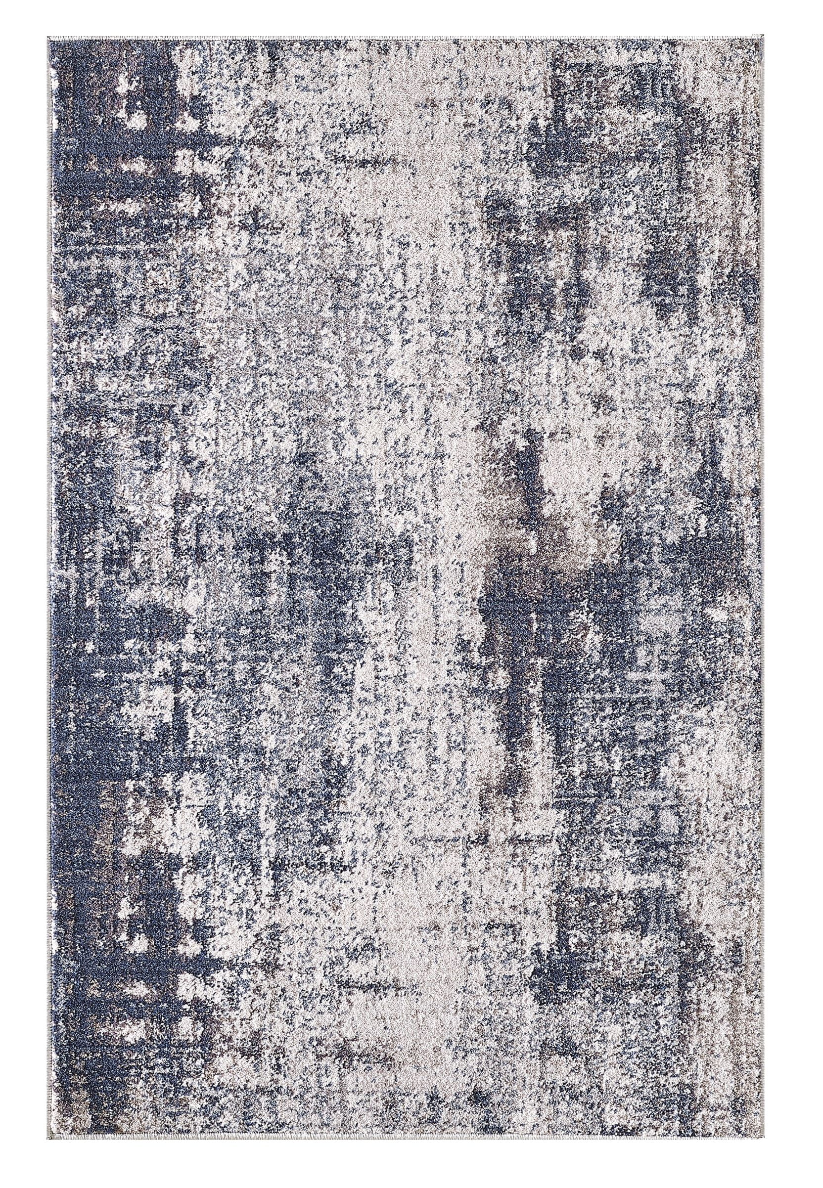 Better Homes & Gardens Navy Abstract Indoor Accent Rug, 30" x 46 ...